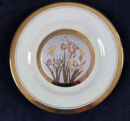 Vintage Chokin Porcelain Ware Gold Edged Plate - Aug 18, 2020 | Rapid ...