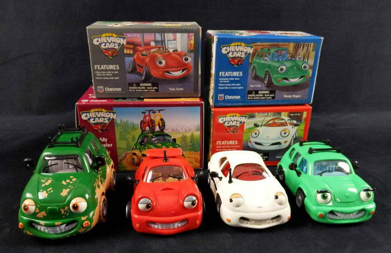 The Chevron Cars Collectable Cars Lot Of Four A