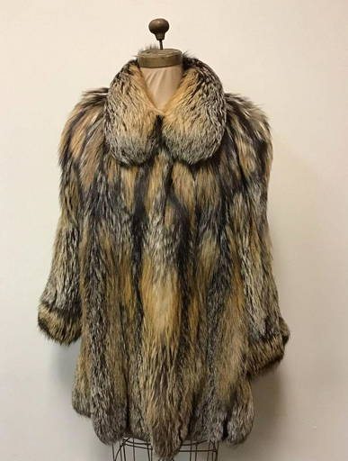 American Cross Fox Fur Coat