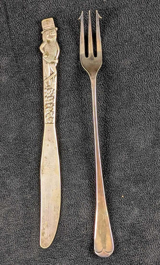 Vintage Silverplate Mr Peanut Knife & Seafood Fork - Jan 27, 2021 ...