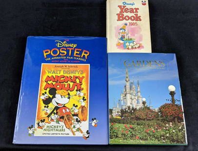 Classic Disney Hardcover Books Lot Of Three