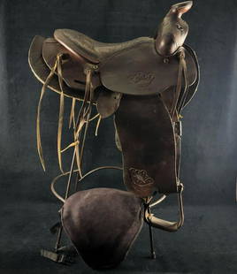 Western Saddle By Andy Card