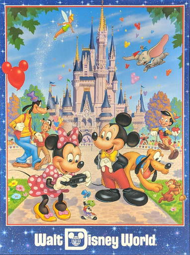 Walt Disney World Character Poster