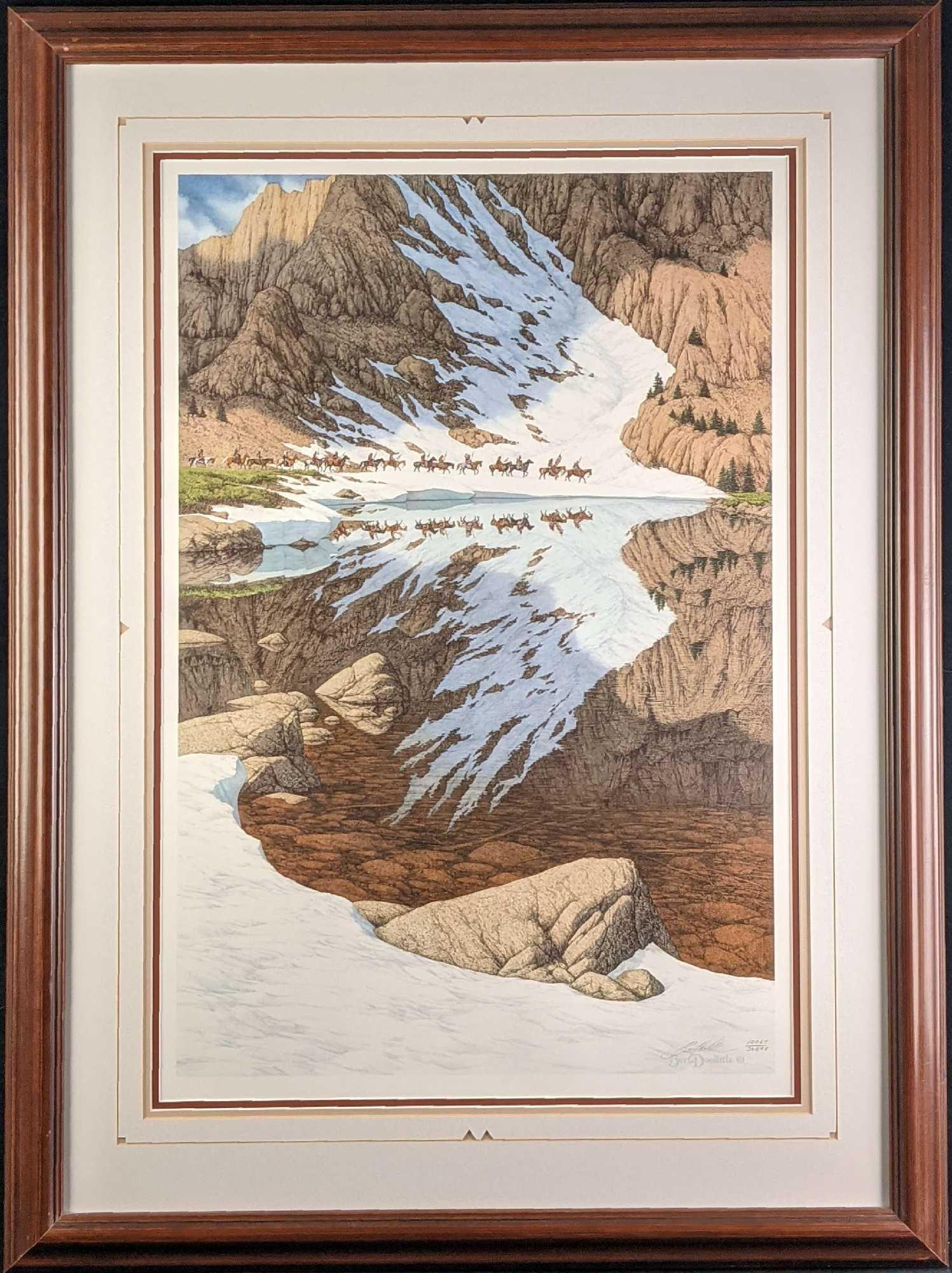 Framed Le Season Of The Eagle By Bev Doolittle Litho