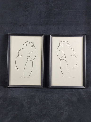 Peter Bodnar Lot Of 2 Lithographs