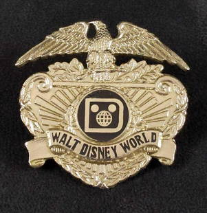 Rare 1980 Disney World Security Investigator Badge