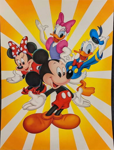 Disney Mickey Mouse Minnie Donald Daisy Poster