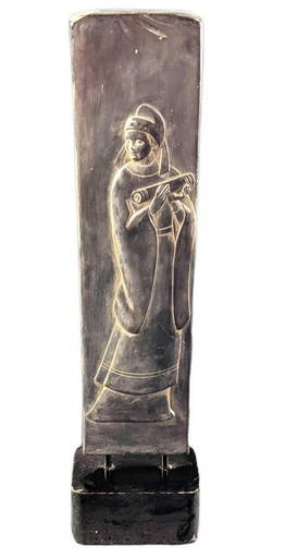 Vintage Chinese Black Panel Replica Art