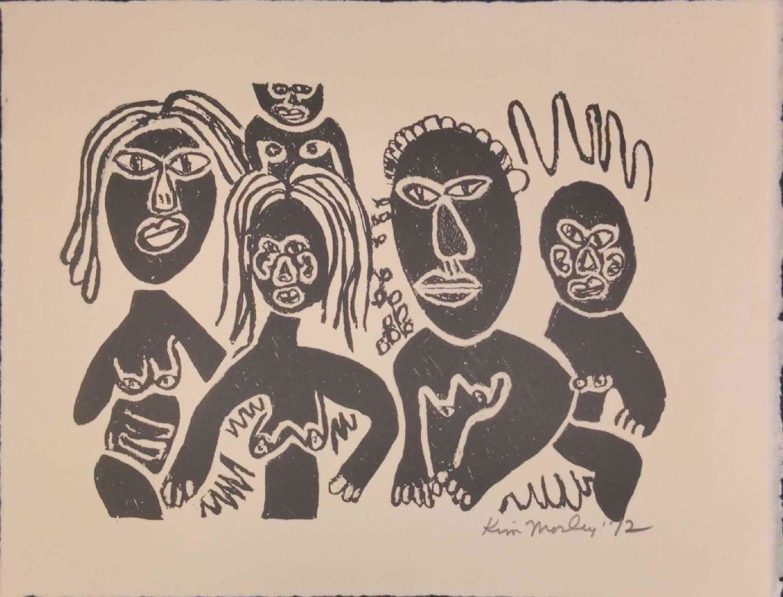 Kim Mosley (20th Century) Signed Woodblock Print (#0074) on Sep 01 ...