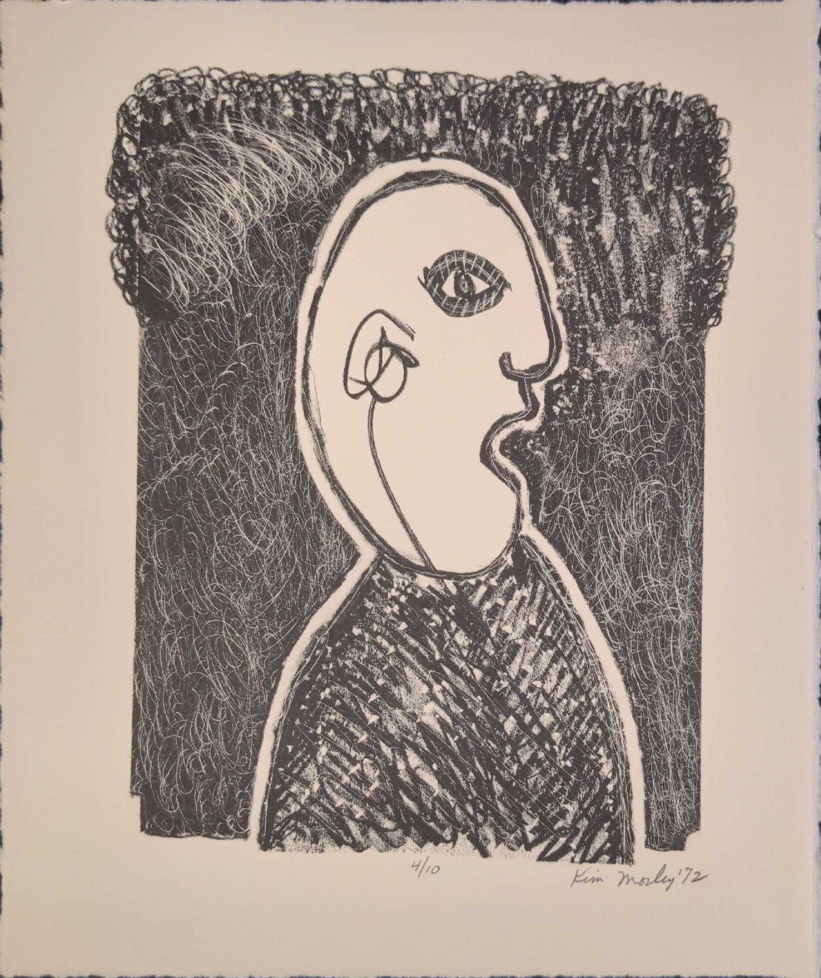 Kim Mosley (20th Century) Signed Woodblock Print (#0084) on Sep 01 ...
