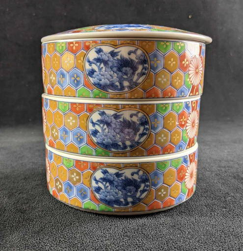 Vintage Porcelain Japanese Stacking Bento Box - Sep 04, 2021 | Rapid ...
