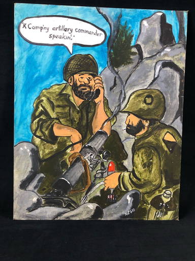 Vintage 1989 Military Commander Painting - Sep 19, 2021 | Rapid Estate ...