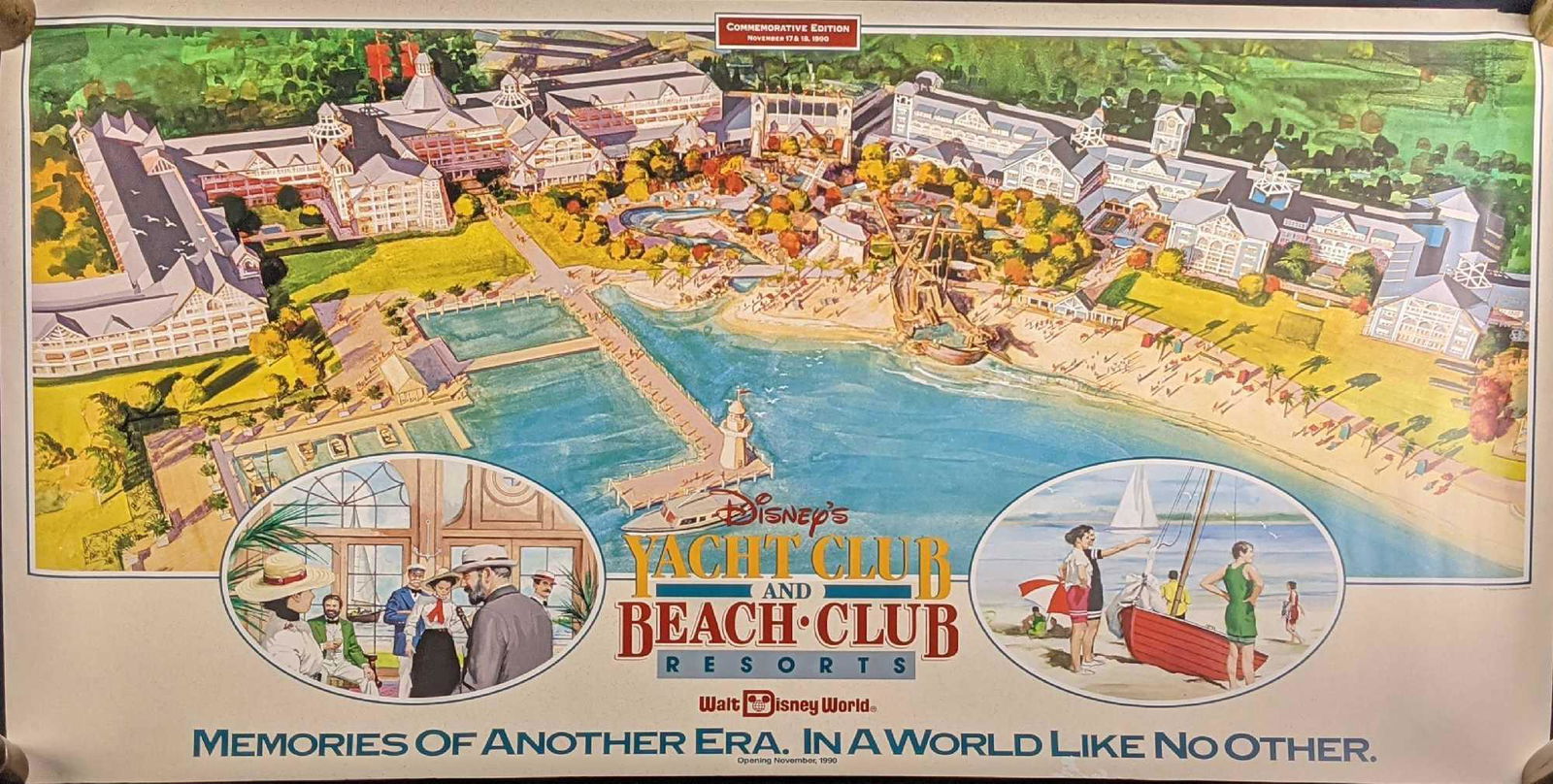 Disney World Beach Club Pre Opening Poster