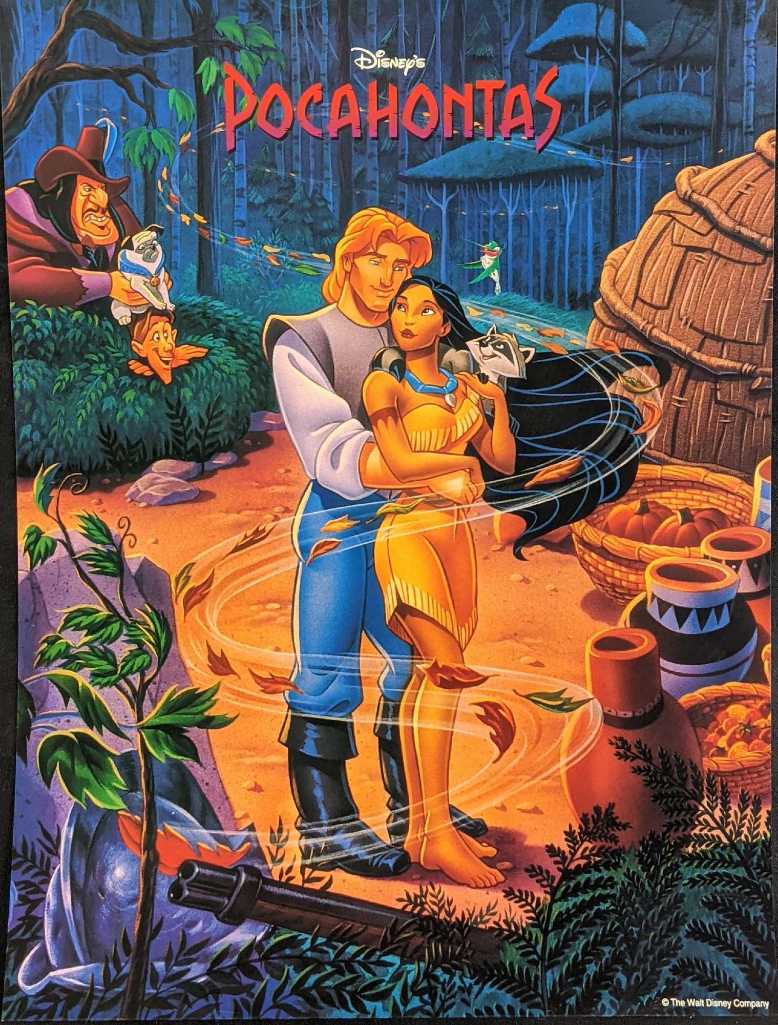 Disney 1995 Disneys Pocahontas Poster (#0126) on Oct 07, 2021 | Rapid ...