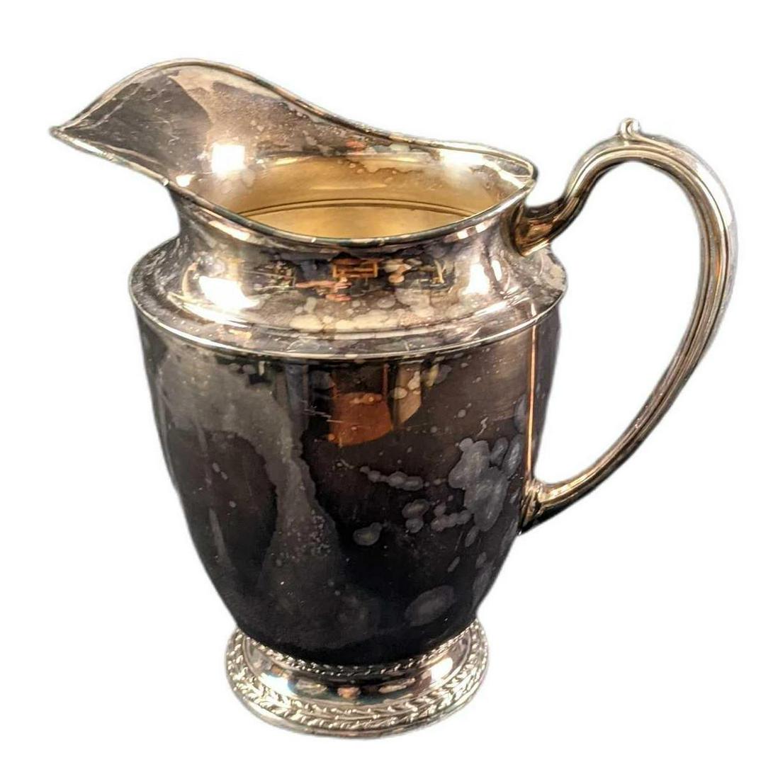 Vintage Oneida Silver Plate Water Pitcher