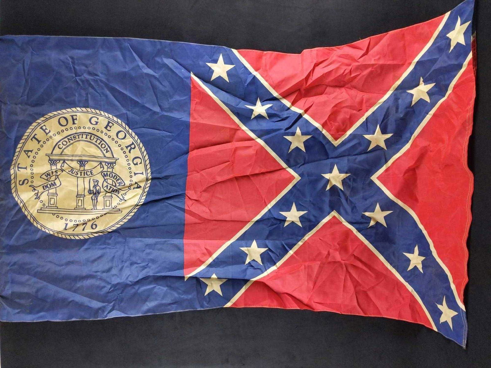 Georgia State 1956 Confederate Nylon Flag (#1083) on Oct 28, 2021 ...