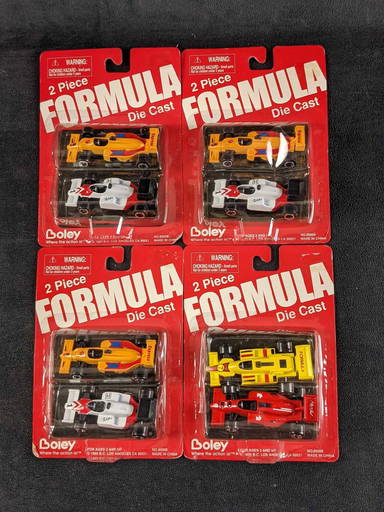 Four 2 Boley Piece Formula Diecast Cars - Oct 30, 2021 | Rapid Estate ...