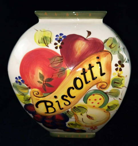 Vintage Handcrafted Ceramic Nonnis Biscotti Jar - Nov 07, 2021 | Rapid ...