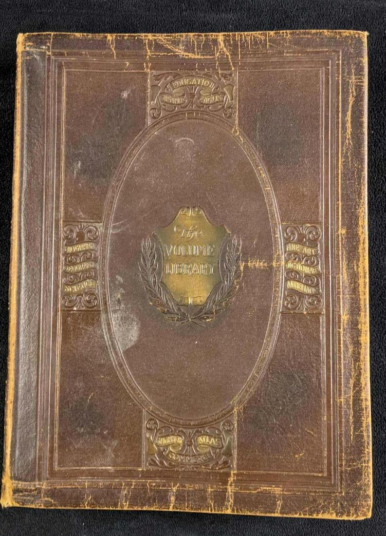 Vintage 1926 The Volume Library Book