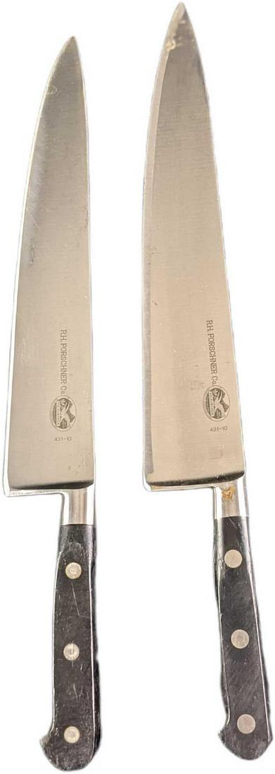 Two R.h. Forschner Cutlery Chef's Knives