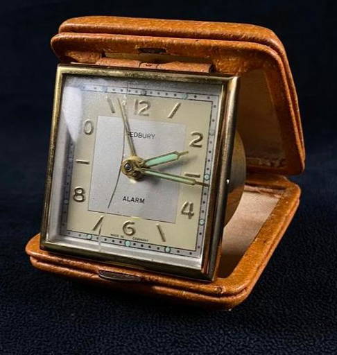 1950s Travel Alarm Clock (radium Hands)