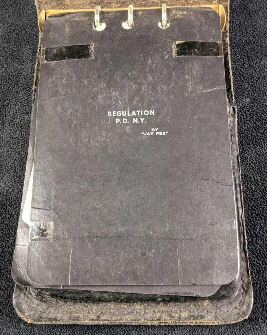 Vintage Regulation P.d. New York Police Memo Book