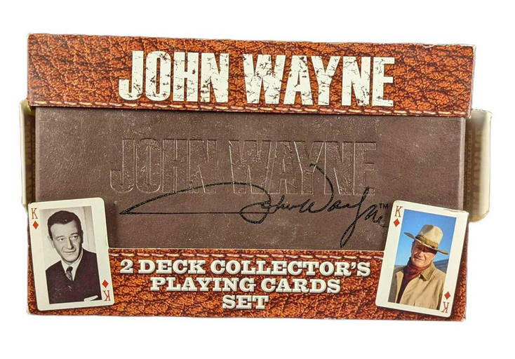 John Wayne Playing Cards With Case - Jan 27, 2022 | Rapid Estate ...