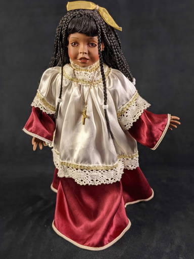 Cindy Shafer Porcelain Amazing Grace Music Box Doll - Feb 06, 2022 ...