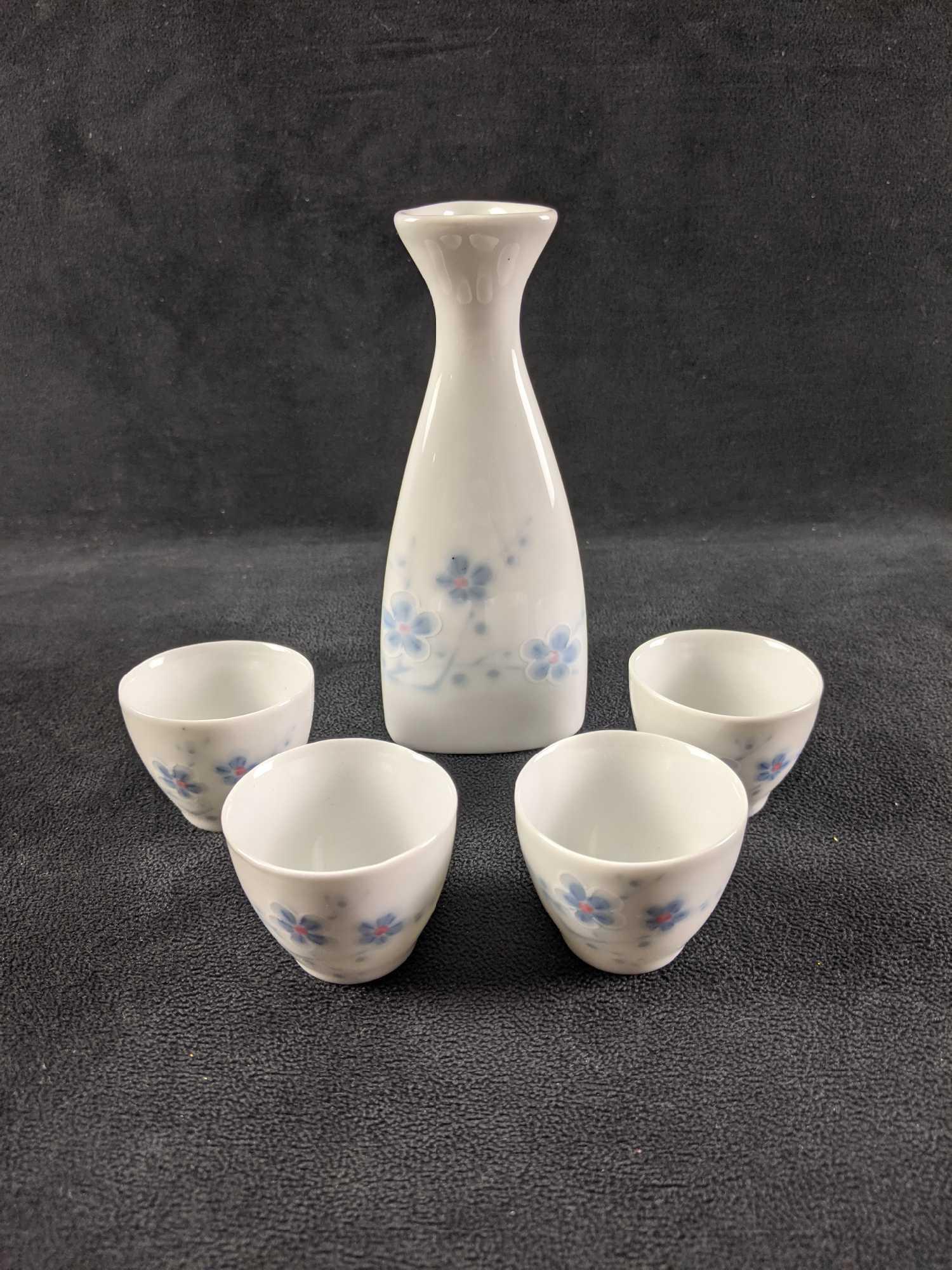 Small Sake Set Porcelain Set Sake