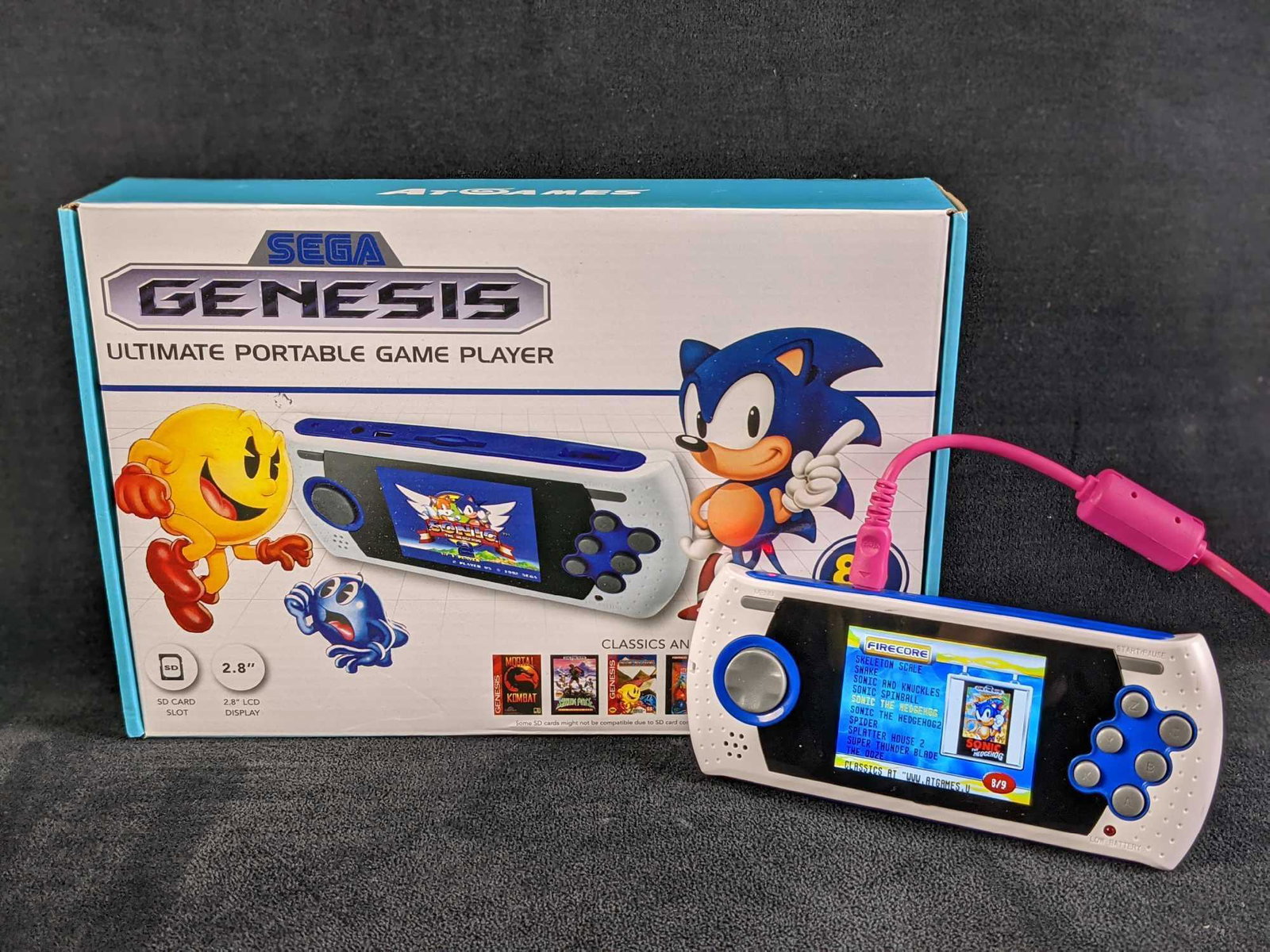 Sega genesis ultimate portable game player 85 games inside - munimoro ...