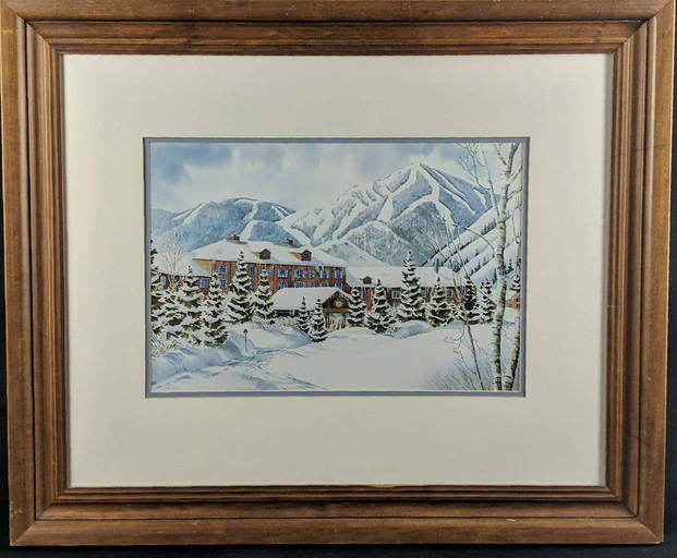 Framed Nancy Taylor Stonington Print Winter Lodge - Mar 06, 2022 ...