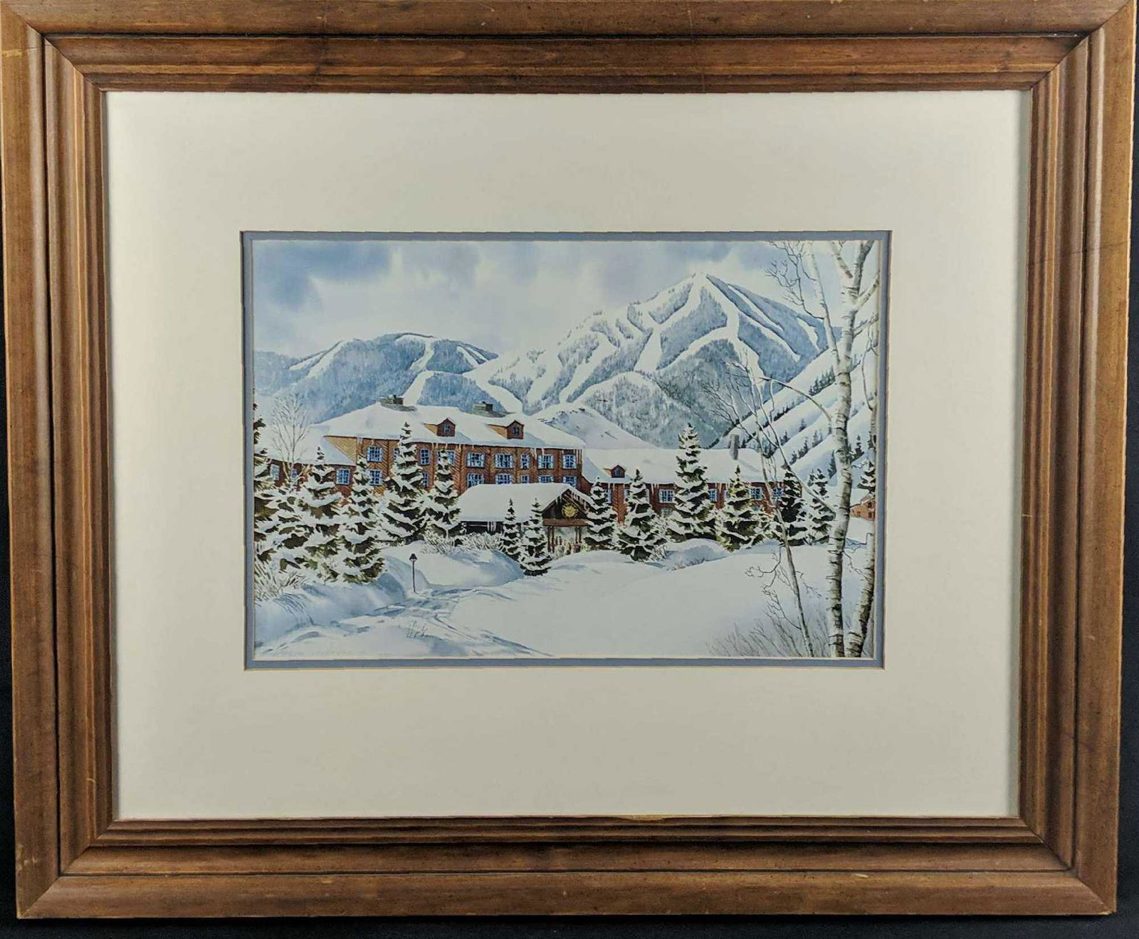 Framed Nancy Taylor Stonington Print Winter Lodge - Mar 06, 2022 ...