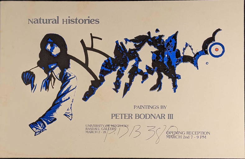 Signed Peter Bodnar III Natural Histories Art Show Poster (#0095) on Mar 21, 2022 | Rapid Estate ...