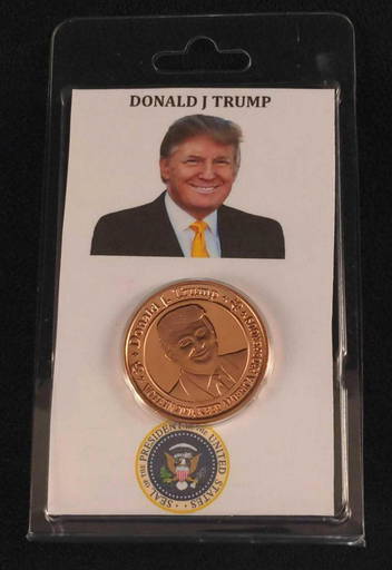 Donald J Trump 45th President Fine Copper Coin C (#0574) on Mar 31 ...