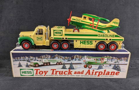 Hess Toy 18 Wheeler Truck And Car, In Original Box,
