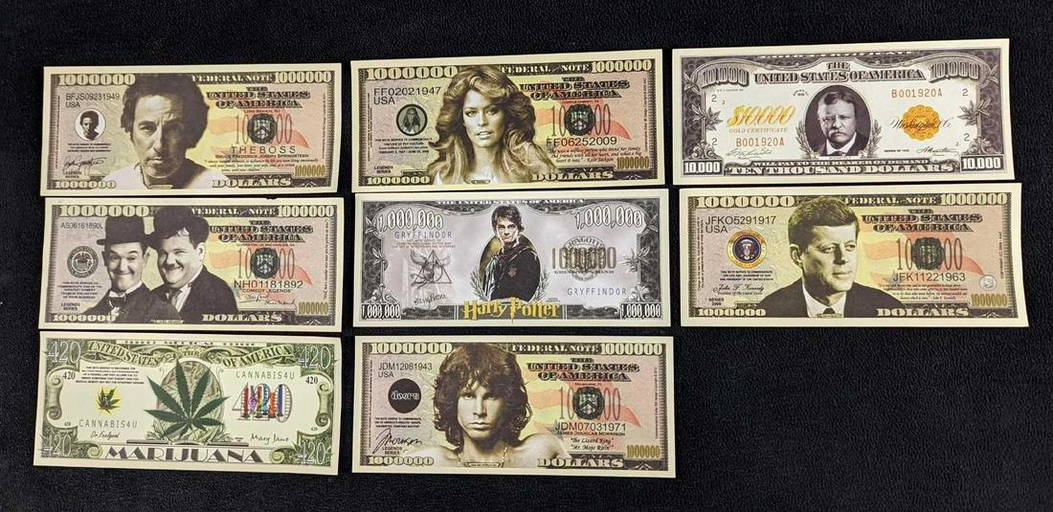 8 Funny Money Themed Replica Money Harry Potter