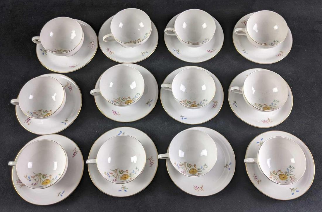 Eschenbach Tea Set 12 Cups And Saucers