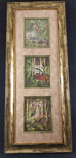 Framed Key West Collage Three Prints Steve Butler (#0107) on May 09 ...