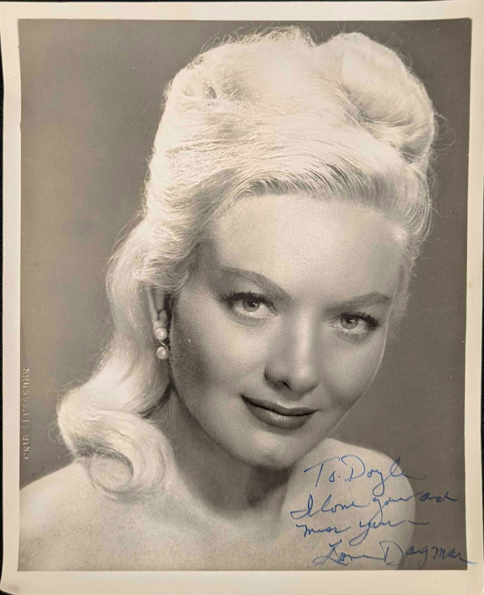 Vintage Autographed Dagmar Publicity Photo (#0313) on May 20, 2022 ...