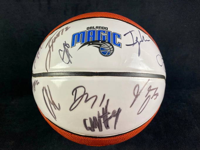 Orlando Magic Team Signed Spalding Basketball (#0124) on May 22, 2022 ...