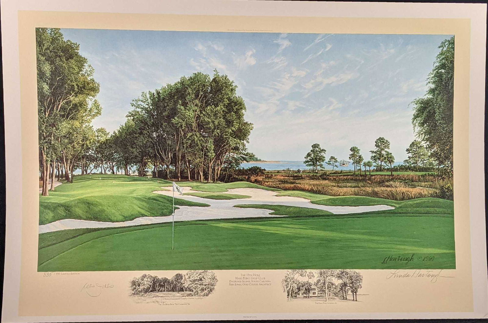 Linda Hartough LE Litho Golf Haig Point Golf Club (#0710) on Jun 01 ...