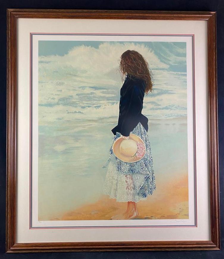 Susan Rios "the Greeting" Signed Serigraph Jb