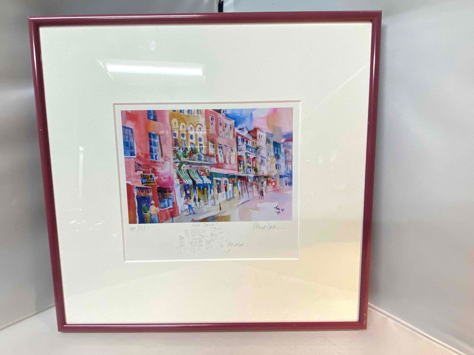 Robert Guthrie Limited Edition " Live Jaz" AP 7/25 W/ Double Signature ...