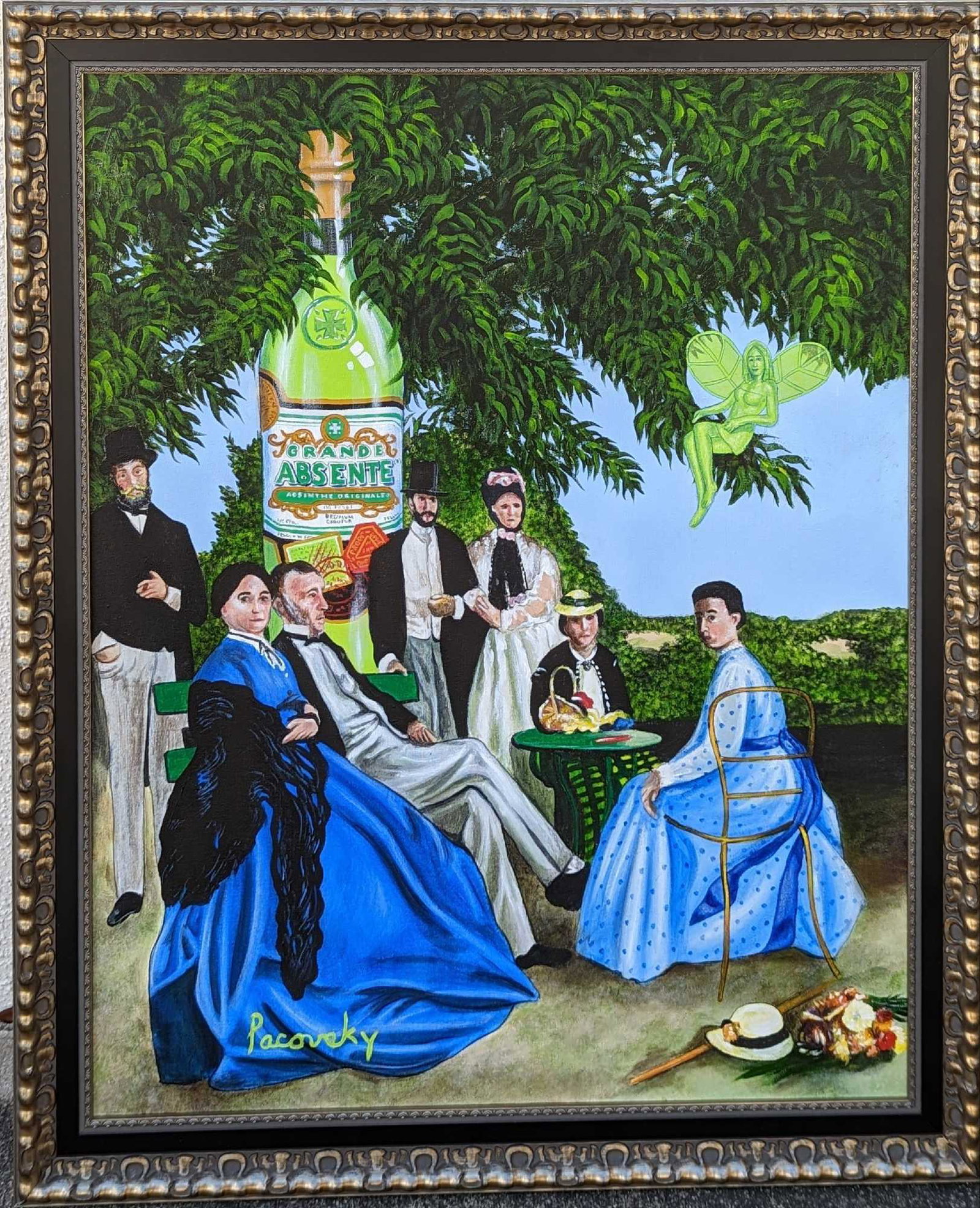 John Pacovsky Acrylic On Canvas Absente Absinthe - Dec 24, 2022 | Rapid ...
