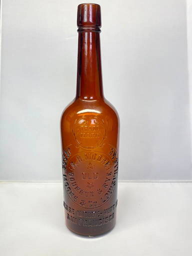 Antique Old West Whiskey Bottle Jesse Moore Hunt