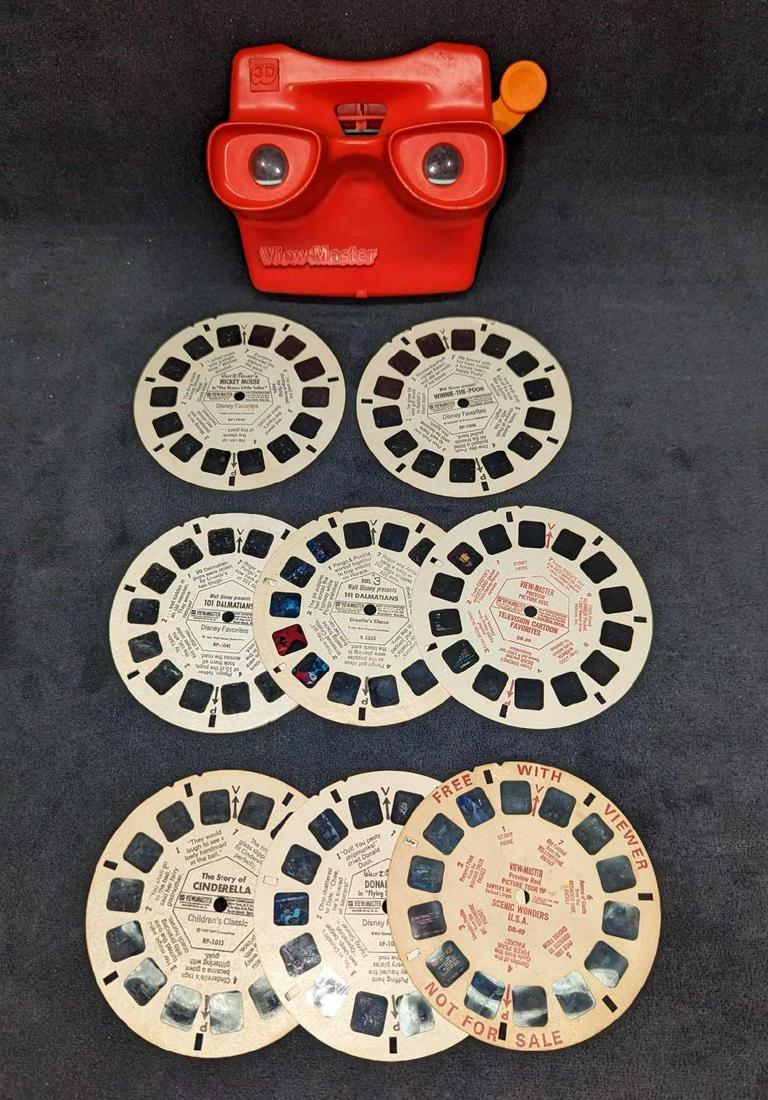 Vintage View Master And 8 Reels