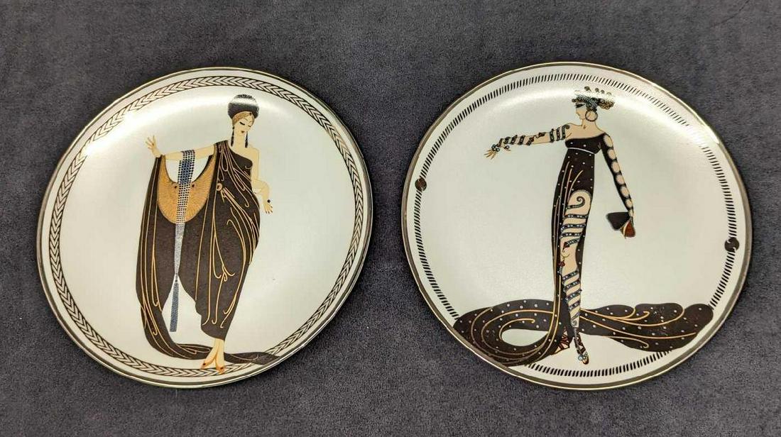 Franklin Mint Erte Glamour & La Merveilleuse Plates - Mar 06, 2023 ...