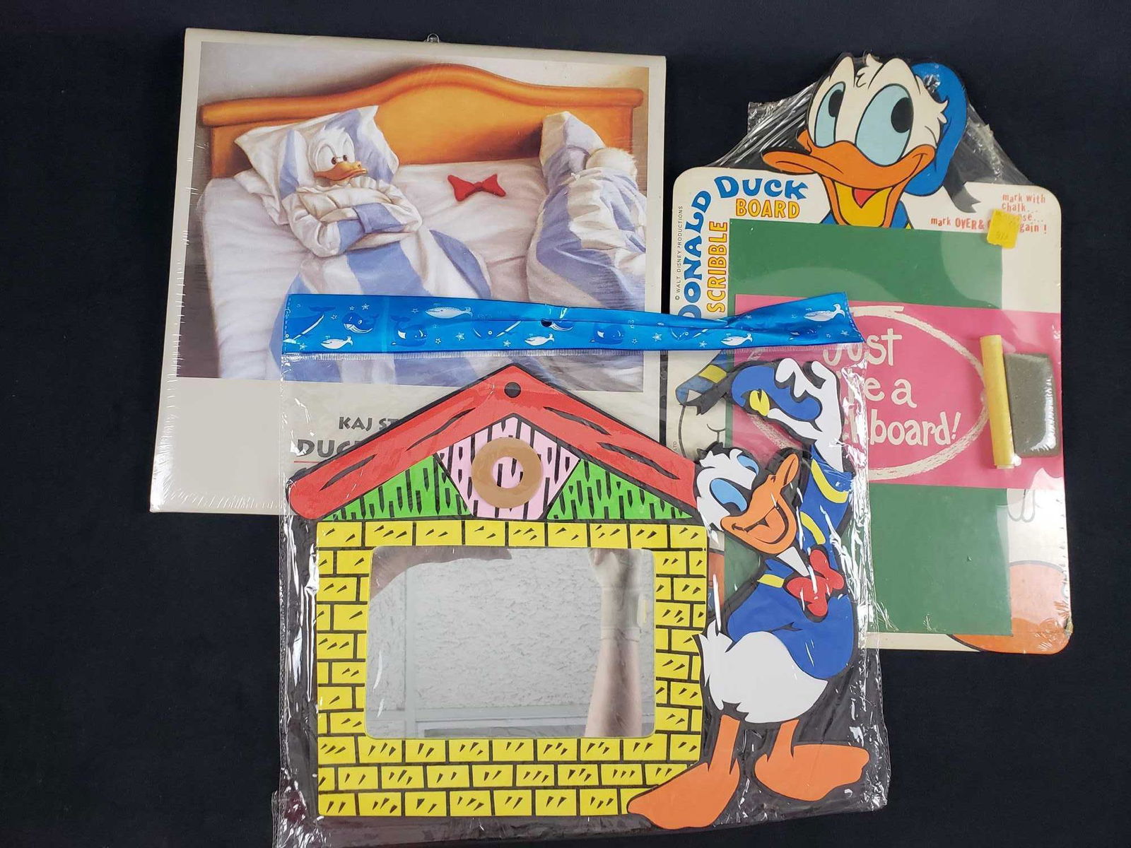 Lot of 3 Vintage Donald Duck Paper Cardboard Foam Decorations - Mar 08 ...