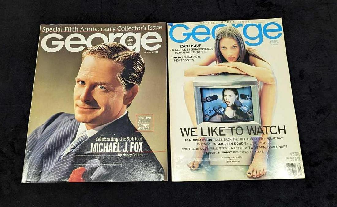 2 Jfk Jr George Magazines Anniversary & Media Issues