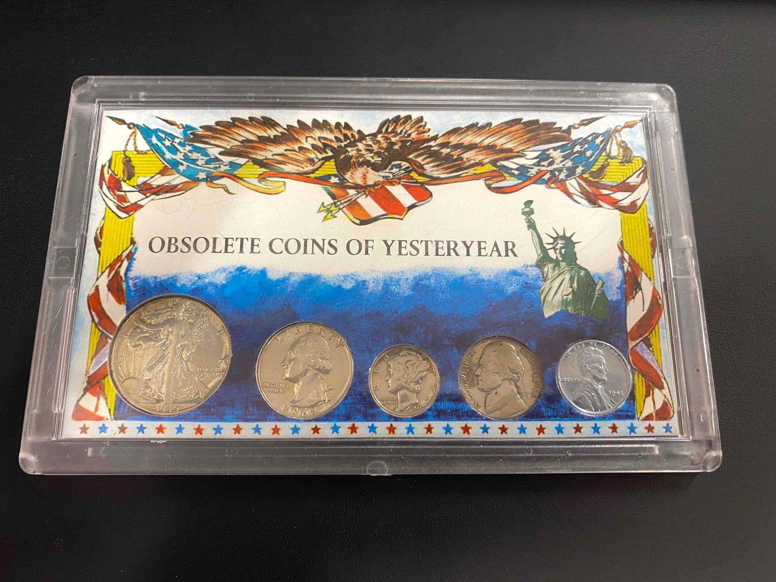 Us Silver Obsolete Coins Of Yesteryear 5 Pc Set